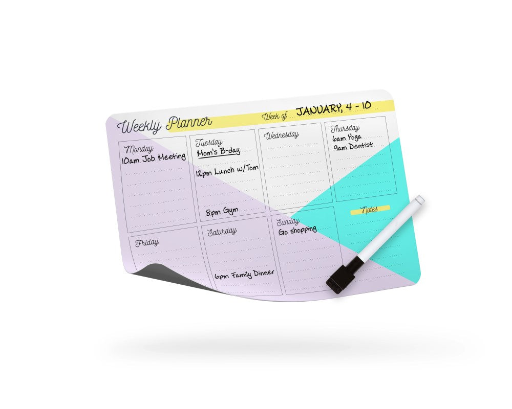 «BOOM Card» Weekly Magnetic Planner – FettiPop Store